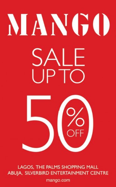 The Most Fashionable SALE in Nigeria starts today - MANGO Lagos & Abuja ...