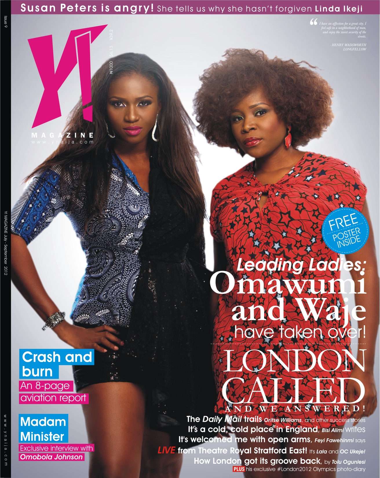 Smoking Hot Divas! Omawumi & Waje Turn Up the Heat for the 9th Issue of ...