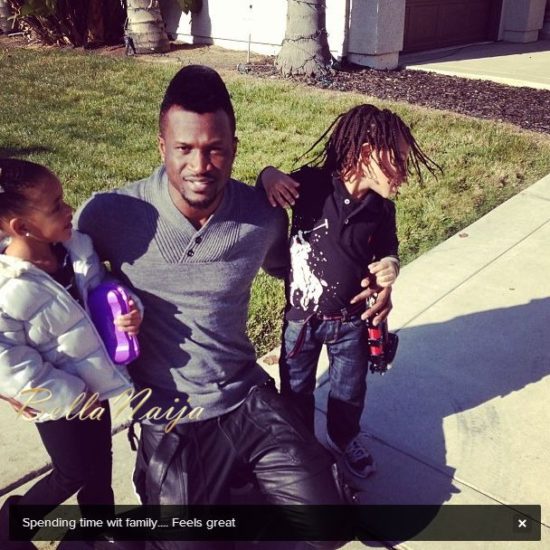 Aww...Quality Time with the Family! Peter Okoye of P-Square shares ...