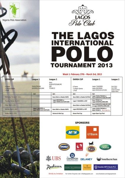 Lagos Polo Club presents The Lagos International Polo Tournament 2013 ...