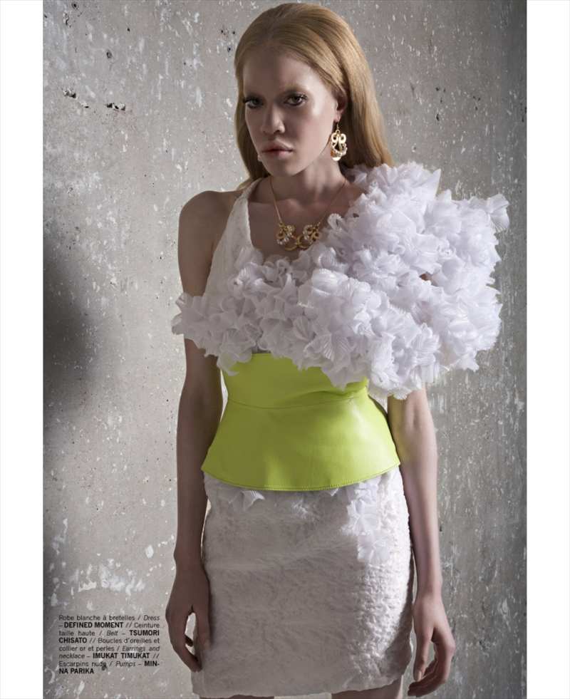 Albino Model Diandra Forrest features in FASHIZBLACK Magazine's ...