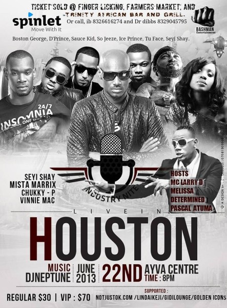 Spinlet Industry Nite in Texas! Hot Performances by 2Face, Seyi Shay ...