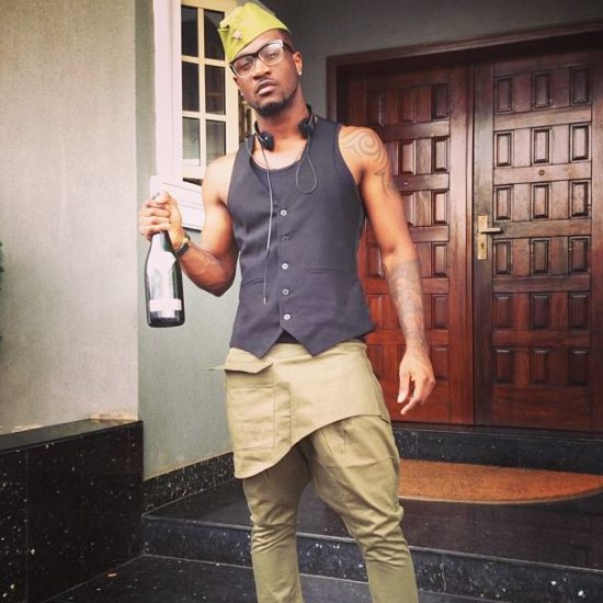 Peter Okoye Gets His Promised Bottle of "284 Million Naira Champagne ...
