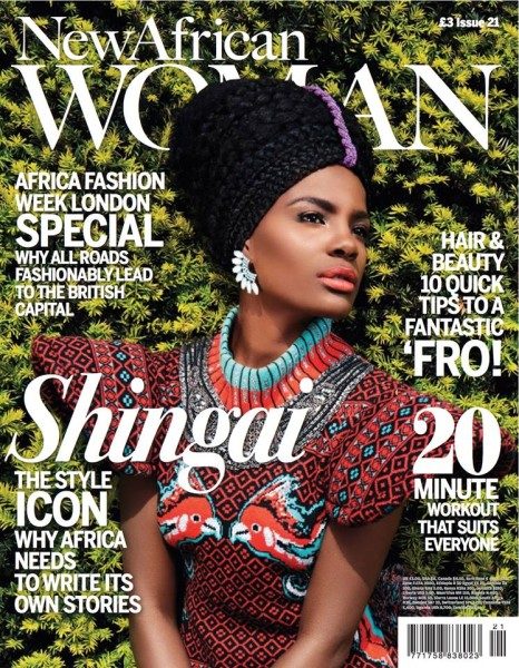 Style Icon & AFWL 2013 Ambassador Shingai Shoniwa covers the August ...
