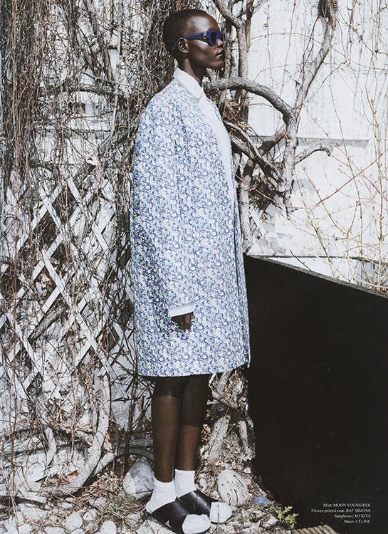 South Sudanese Model Grace Bol Poses for Sleek Magazine's Spring/Summer ...