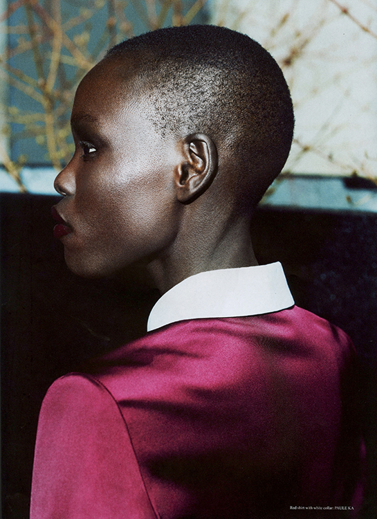 South Sudanese Model Grace Bol Poses for Sleek Magazine's Spring/Summer ...