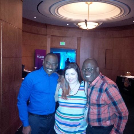 Kenny Ogungbe & Dayo Adeneye spotted at the Staples Center for the 2014 ...
