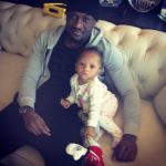 Proud Papa Peter Okoye is all Smiles with Daughter Aliona at 1 | BellaNaija