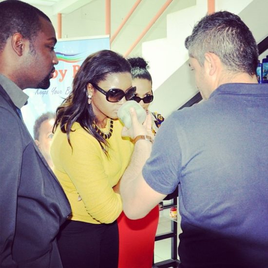 Omotola Jalade-Ekeinde in Ghana to kick off Role as Beauty Ambassador ...