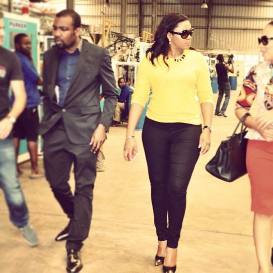 Omotola Jalade-Ekeinde in Ghana to kick off Role as Beauty Ambassador ...