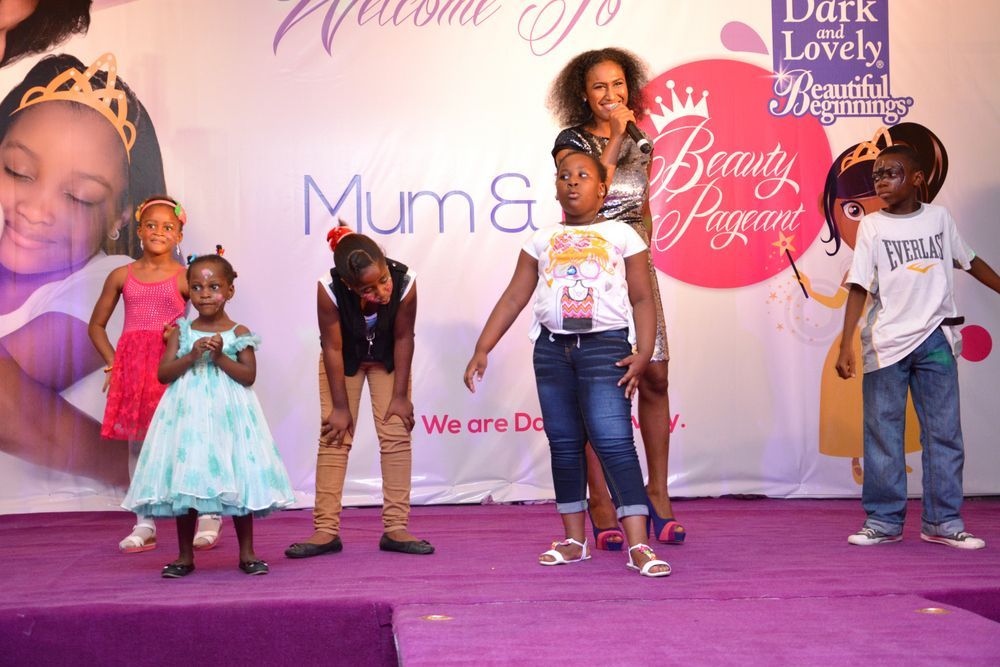 Pretty Pageant Princesses & Loving Mums at Dark and Lovely's "Beautiful ...
