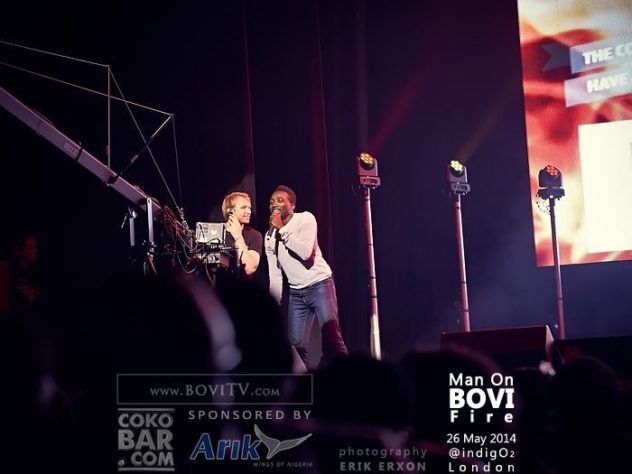Official Photos from Bovi's "Man On Fire" Show in London | BellaNaija