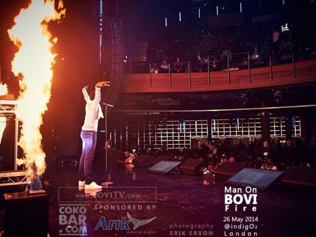 Official Photos from Bovi's "Man On Fire" Show in London | BellaNaija