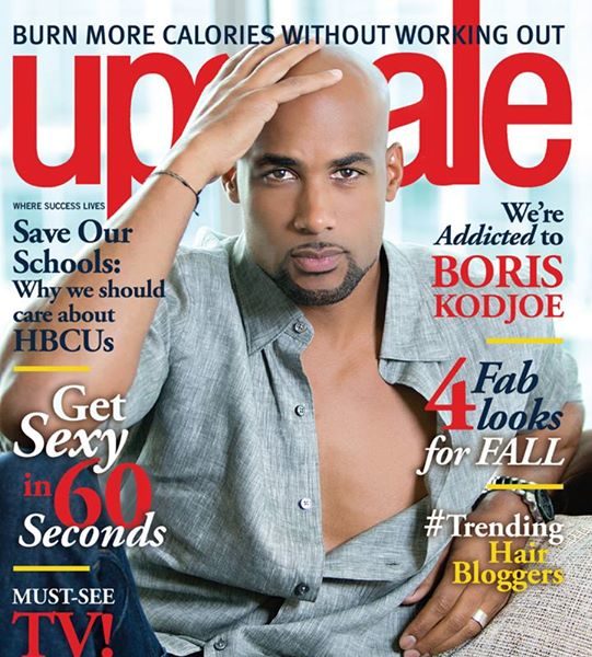 Hi Boris! Boris Kodjoe covers the New Issue of Upscale Magazine ...