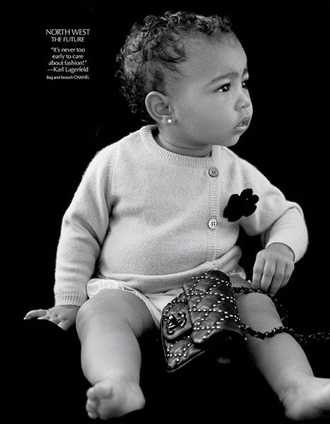 North West Makes Modelling Debut in Chanel | BellaNaija