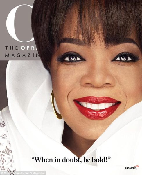 The Many Faces of Oprah! Media Mogul goes Super Glam for O Magazine new ...