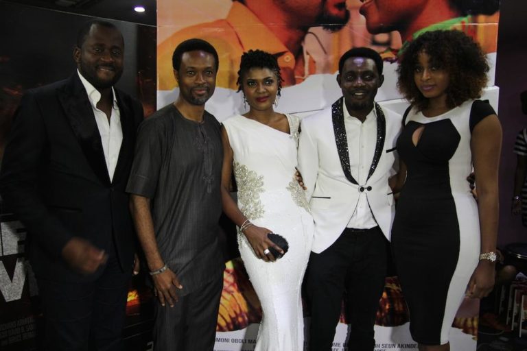 Omoni Oboli, Desmond Elliot, Susan Peters AY & Mabel Makun at the Lagos ...