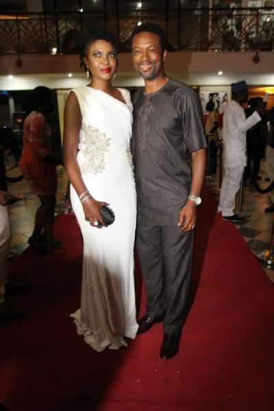 Omoni Oboli, Desmond Elliot, Susan Peters AY & Mabel Makun at the Lagos ...