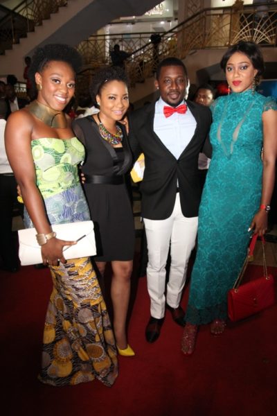 Omoni Oboli, Desmond Elliot, Susan Peters AY & Mabel Makun at the Lagos ...