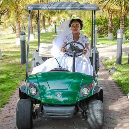 Ghanaian Actress Naa Ashorkor weds boyfriend of 7 years, Cabutey ...