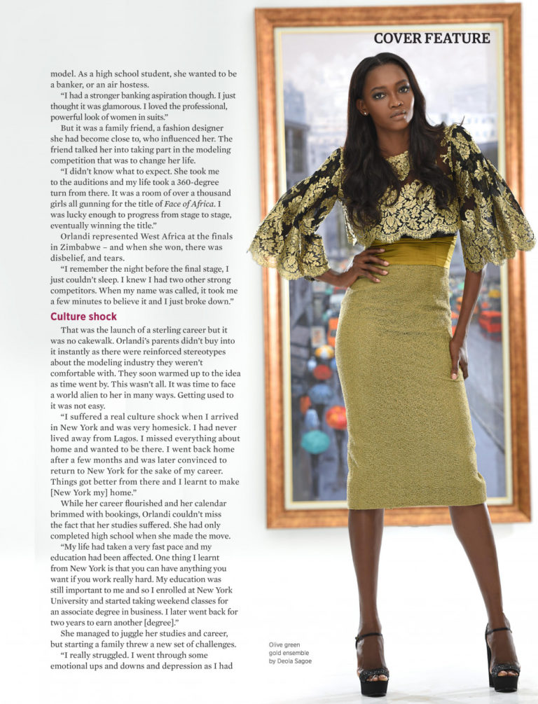 Not Just another Supermodel! Oluchi Orlandi Goes Beyond the Runway for ...
