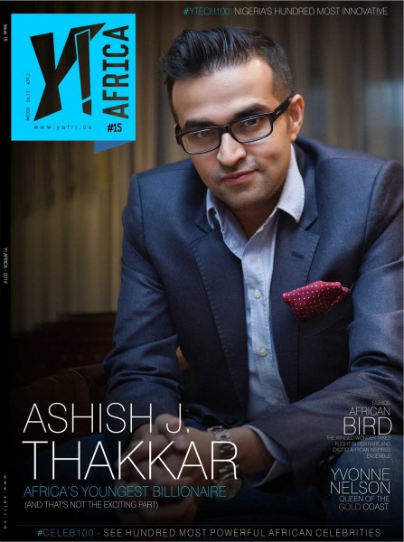 "Africa's Youngest Billionaire" Ashish J. Thakkar covers Y! Africa | BellaNaija