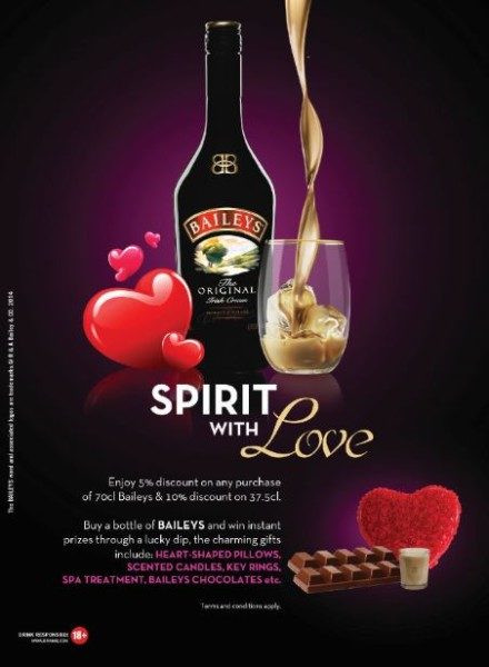 A Bottle of Baileys + A Rose + A Box of Chocolates! Give a Special ...