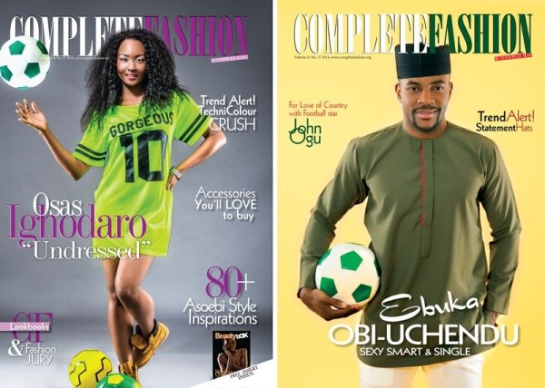 #TeamNigeria - Osas Ighodaro & Ebuka Obi-Uchendu cover Complete Fashion ...