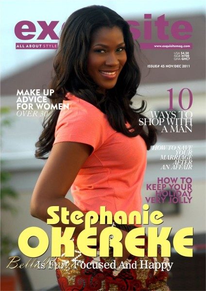 Hello Miss Sunshine..."Fun, Focused & Happy" Stephanie Okereke covers ...