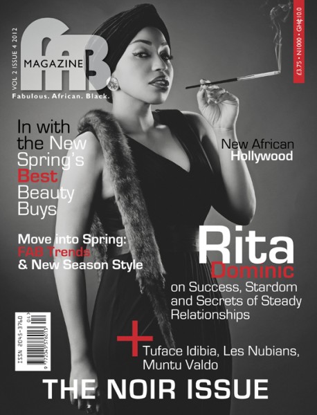 FAB Magazine Goes "Noir" with Nollywood Superstars Rita Dominic ...