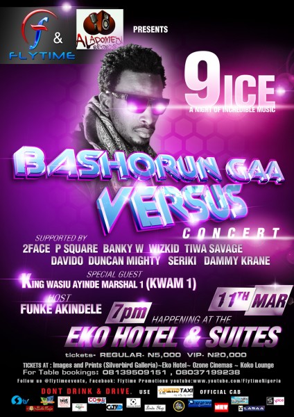 Can't Wait for "9ice Bashorun Gaa Versus Concert"? A Night of Non Stop ...