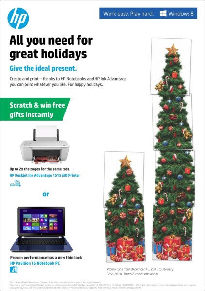 Hewlett Packard (HP) Kicks Off its Christmas Scratch & Win Promo ...