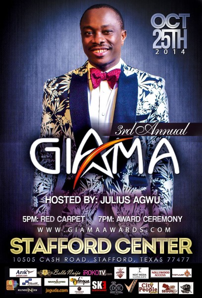 Julius Agwu is Set to Host the 3rd Annual GIAMA Awards this October in ...