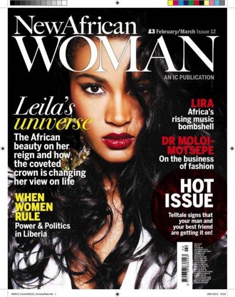 Miss Universe 2011 Leila Lopes smoulders on the February/March 2012 ...