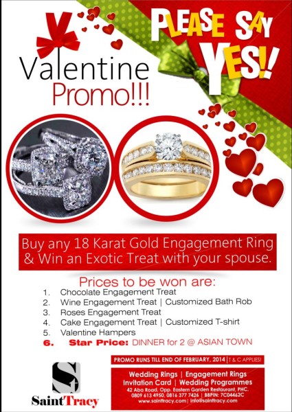 Buy Any 18 Carat Gold Engagement Ring & Win an Exotic Treat with Saint ...