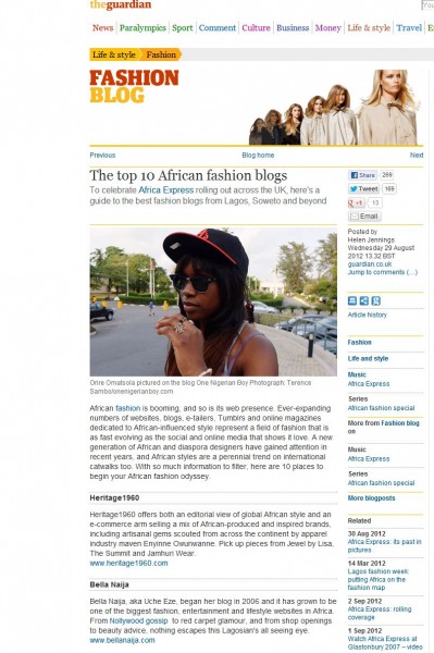 BellaNaija Style is one of the Top 10 African Fashion Blogs - The UK ...
