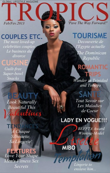 "Lady En Vogue"! Congolese Supermodel Lisette Mibo smoulders on the ...