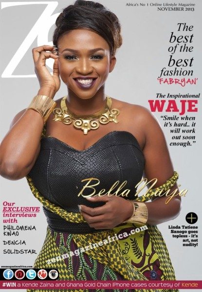 Waje is Beautiful & Chic on the November 2013 Cover of Zen Magazine ...