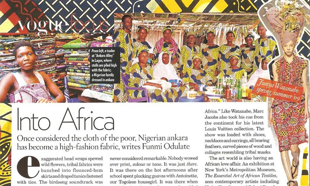 Vogue Celebrates Nigerian Ankara | BellaNaija