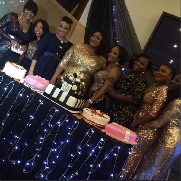 Nollywood Actress Iyabo Ojo Celebrates Her Birthday with 9ice, Desmond ...