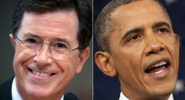 Hilarious! Obama Plays Host on Comedian Stephen Colbert's Show | BellaNaija