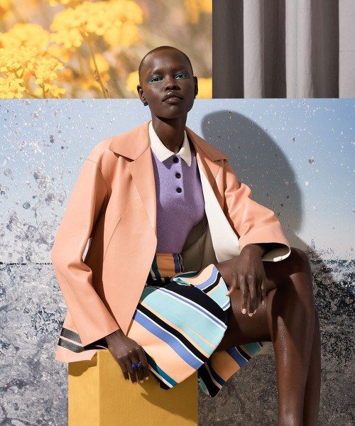 "Bon Voyage"! Get Ready for Resort '15 with South Sudanese Model Grace ...