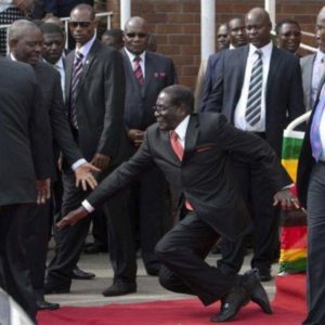 90 Year Old Zimbabwe President Mugabe Falls In Public | 360talkatives