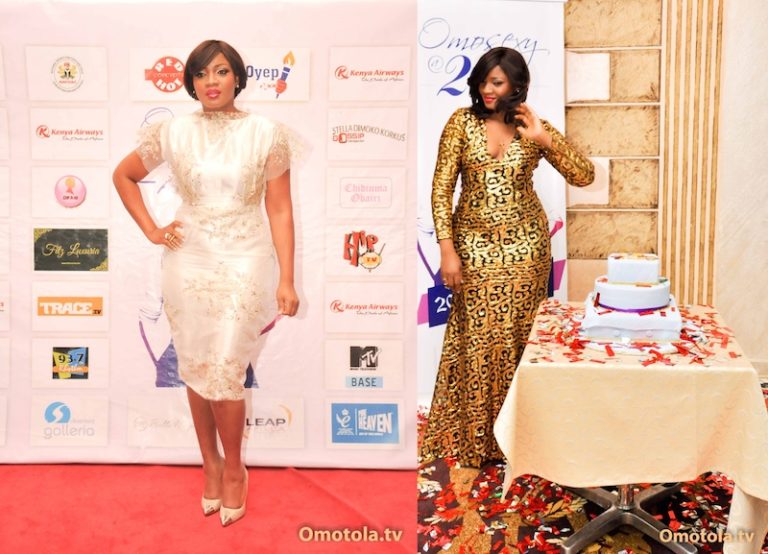 All about Her Style! Omotola Jalade-Ekeinde’s Double Glam for her 20th ...