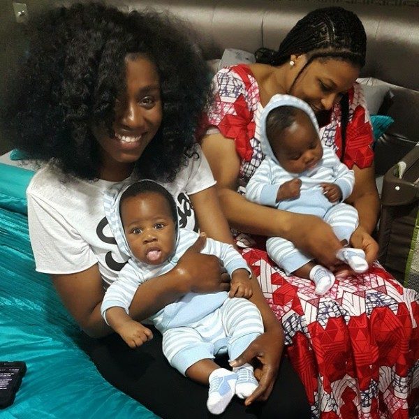 TY Bello’s Twin Boys’ Emotional Intro to Godmother Ibidun Ighodalo ...