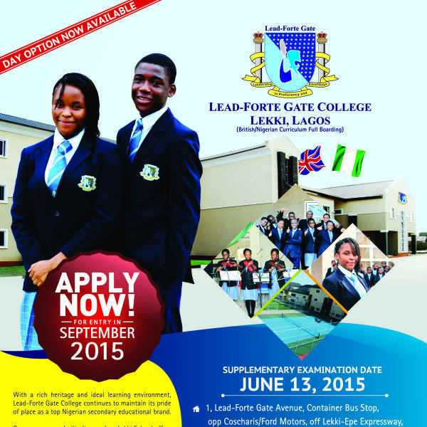 Lead-Forte Gate College, Lekki Set to Dazzle Guests at its Yearly Open ...