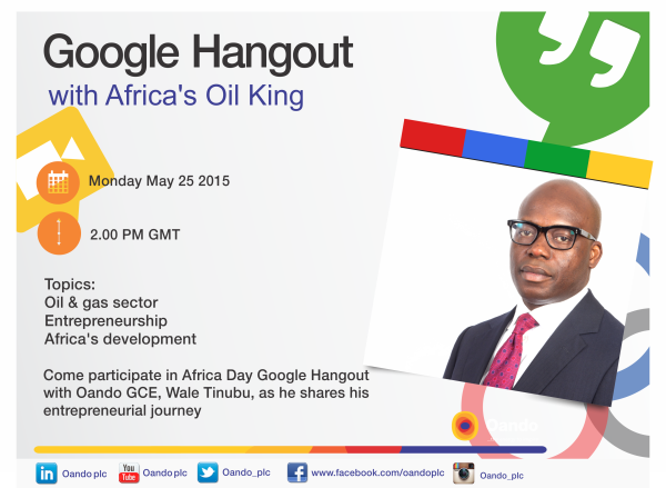 Hangout with Oando Group CEO, Wale Tinubu as he Shares his ...