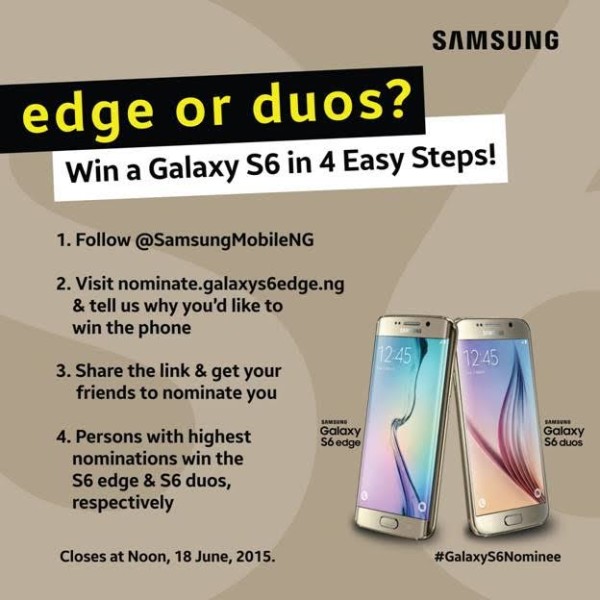 Edge or Duos? Own the Future Today, Get your Samsung Galaxy S6 Now ...