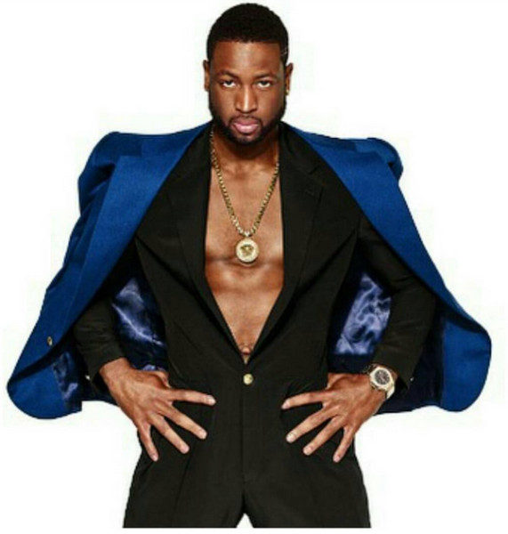 Fierce? Dwyane Wade Poses for Esquire Magazine in a Jumpsuit | BellaNaija