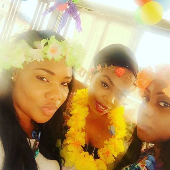 Agbani Darego, Tiwa Savage & Friends celebrate Elohor Aisien's Hawaii ...